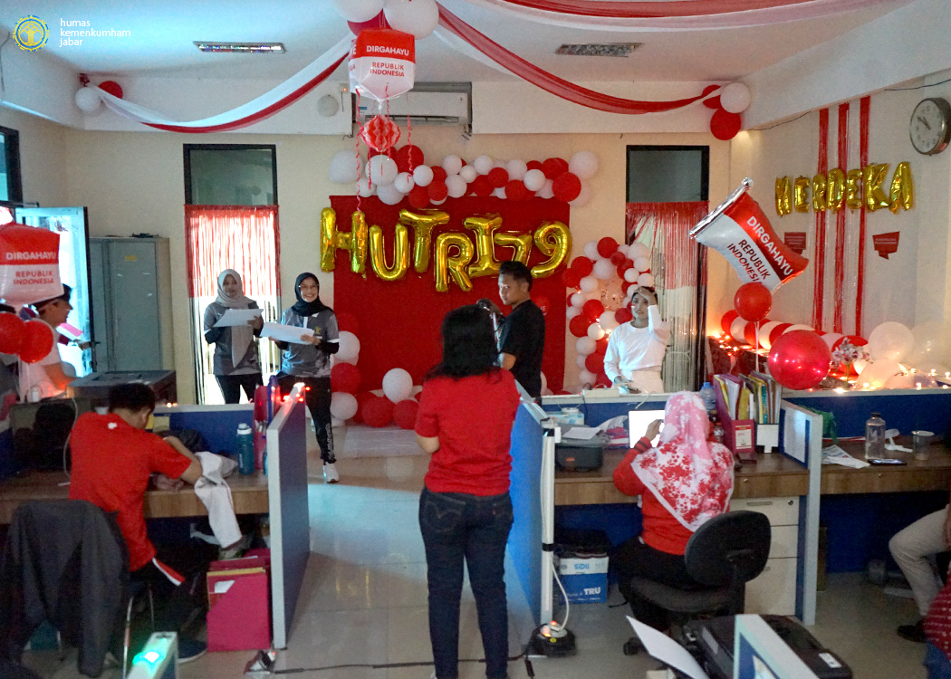 Meriahkan Hari Kemerdekaan Indonesia ke-79, Kanwil Kemenkumham Jabar Gelar Lomba Hias Ruang ...